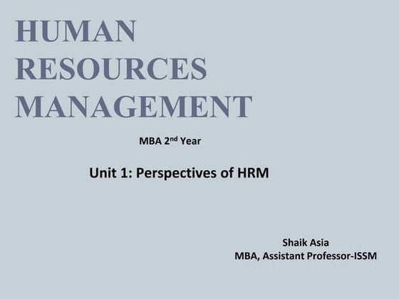 Assignment on Human Resource Management | PDF | Human Resources | Business