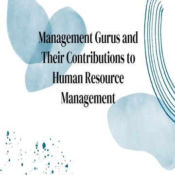 Management gurus and their contribution.pdf
