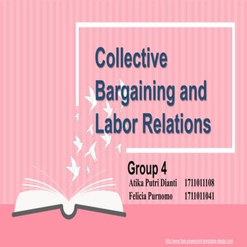 CHAPTER 14 Human Resource Management Collective Bargaining and Labor ...