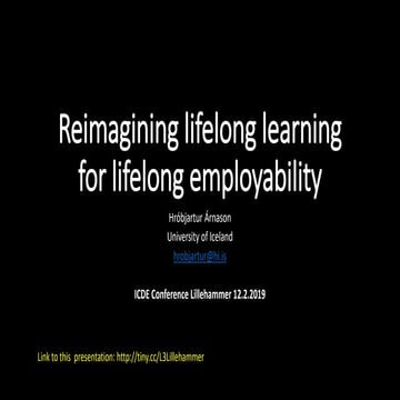 Hrobjartur 2019-reimagining lifelong learning for lifelong employability | PDF