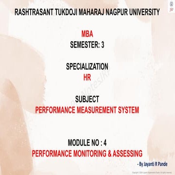 PERFORMANCE MEASUREMENT SYSTEM [HR Paper 2 ] Module 4.pdf