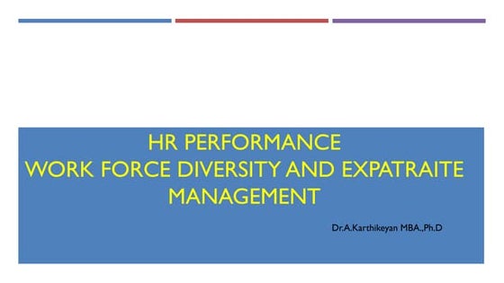 Work force reduction ,Retention and Diversity | PPT