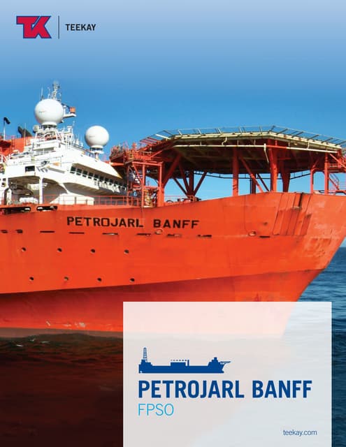 FPSO Cidade de Itajaí Factsheet | PDF | Industrial Property | Real Estate
