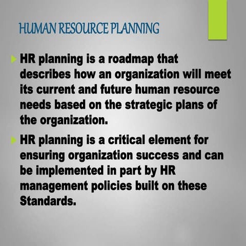 Hr planning | PPTX