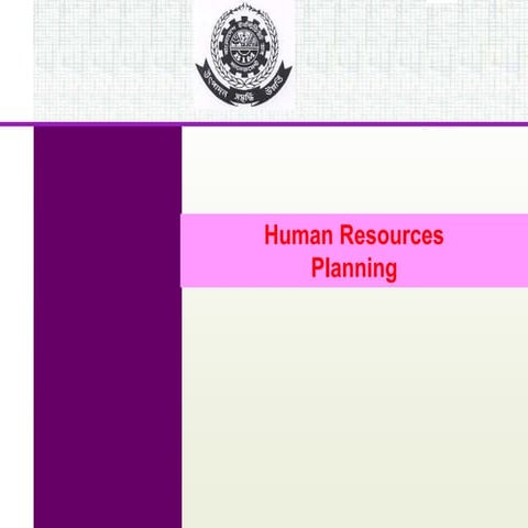 Hr Planning Lecture Ppt