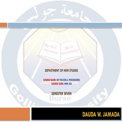 HR Policies Chapter 3_Essentials of a HR Policy Statement.pptx