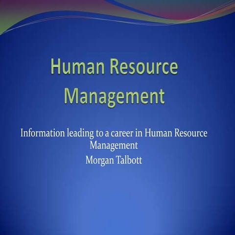 Hr Power Point Presentation For Ba 3612 | PPTX | Human Resources | Business
