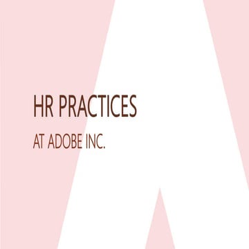 Hr practices At Adobe | PPTX