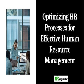 HR Processes, Human Resource Management Process | PPT