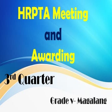 HRPTA Meeting third quarter agreement-pptx | PPTX