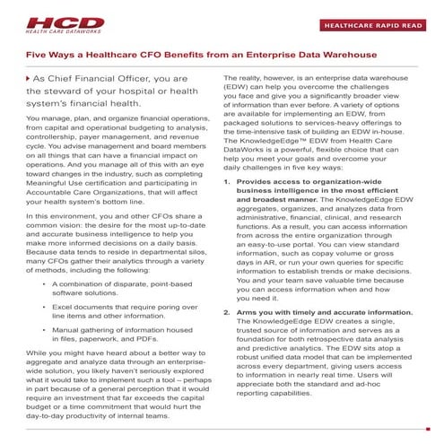 Hrr cfo-benefits | PDF