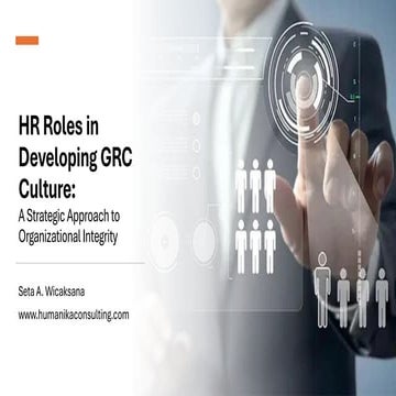 HR Roles in Developing Governance, Risk Management | PDF