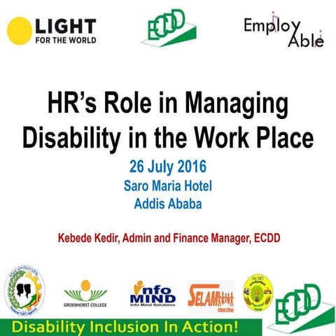 HR's Role in Managing Disability_July 26 2016_SHRME | PPTX