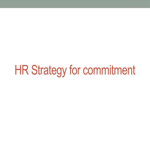 HR Strategies for Building Employee Commitment and Long-Term Retention ...