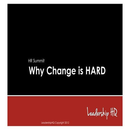 Why Change is HARD | PDF