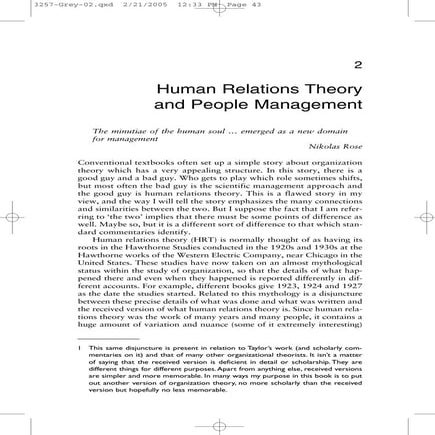 human relations | PPTX