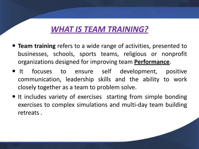 Team Building Activities for Large Groups | PPTX