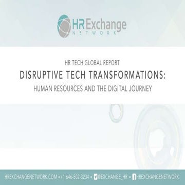Disruptive Tech Transformations: Human Resources and the Digital ...