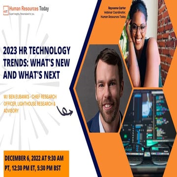 2023 HR Technology Trends: What's New and What's Next | PPTX