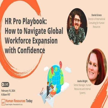 HR Pro Playbook: How to Navigate Global Workforce Expansion with ...