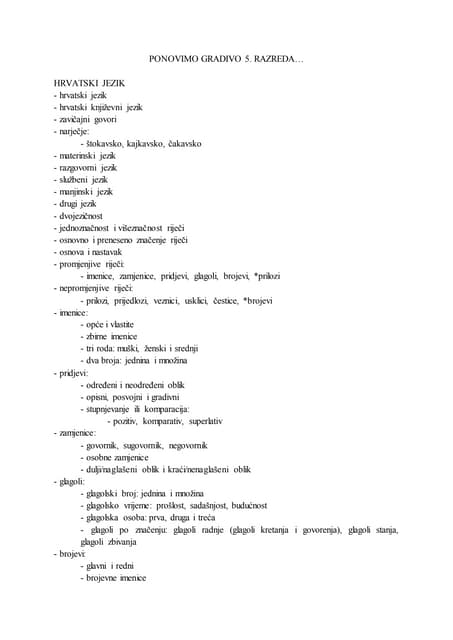 Rečenično ustrojstvo vježba | DOCX