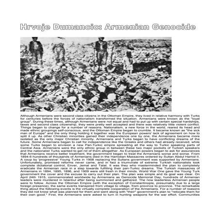 Armenian Genocide | PPTX