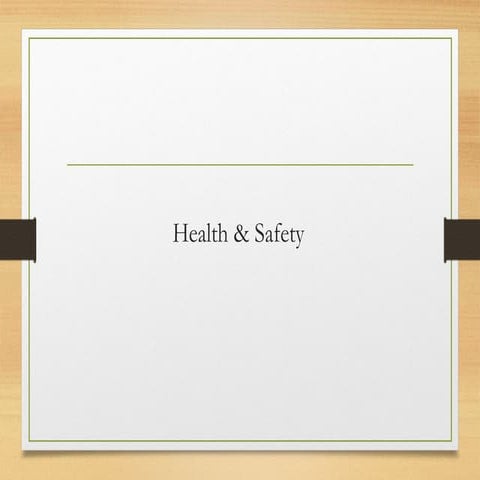 Health & Safety | PPT