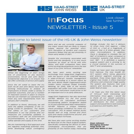 John Weiss & HS-UK Newsletter - Issue 5 | PDF