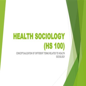 HS 101 Concepts.pptx in medical and clinical health | PPTX