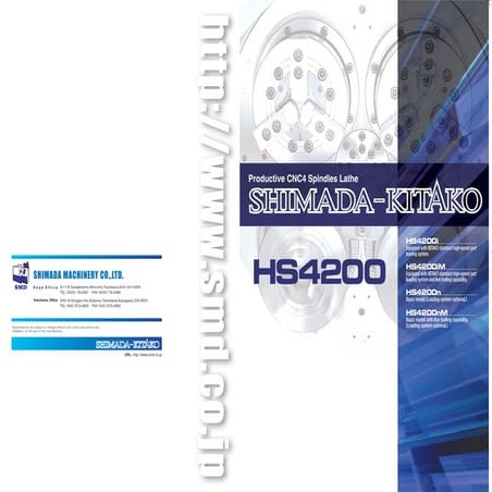 Catalog NCE Kitako Shimada Hs4200i english | PDF