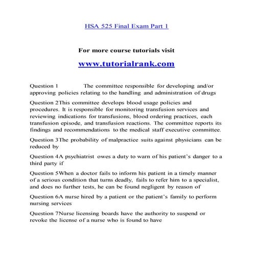 HSA 525 Learn/newtonhelp.com