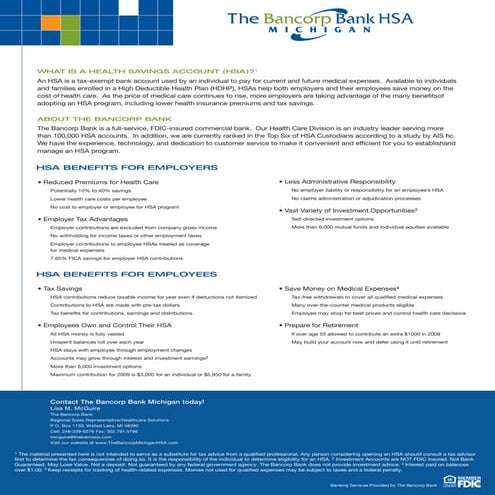 Introduction to Health Savings Accounts (HSA) | PPT