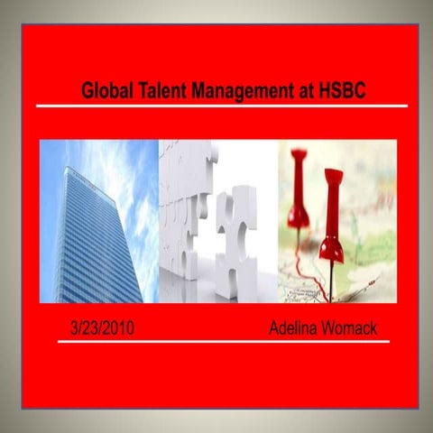 Global Talent Management at HSBC | PPTX