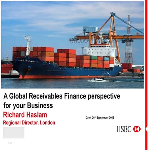 Richard Haslam - HSBC - September 26th | PPT