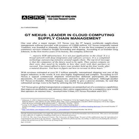 HSBC'20 Case, Intra Round (IBA) | PDF