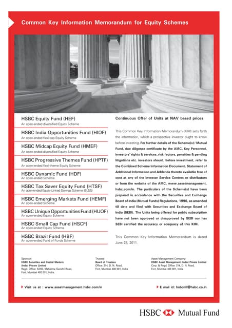 Tax saver mutual funds | PDF