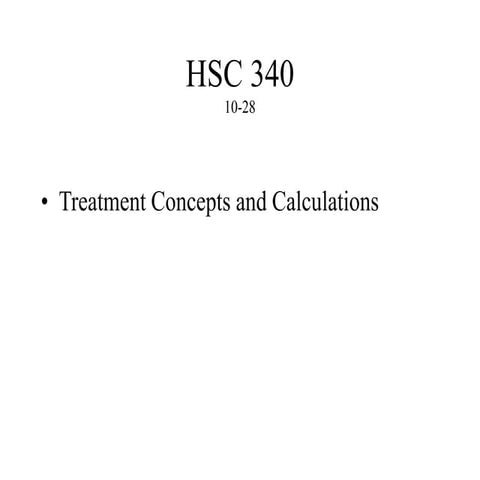 Hsc 340 10 28 | PPT