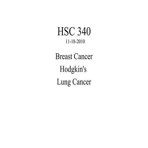 Hsc 340 11 18 | PPT