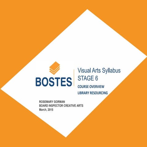 Hsc froum2015 visual_arts | PPT
