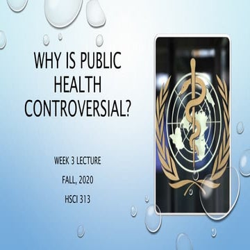 Why is Public Health Controversial? | PPTX