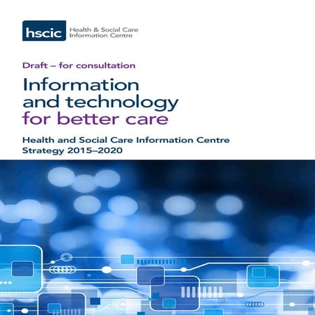 HSCIC draft five-year strategy: for consultation | PDF | IT and ...