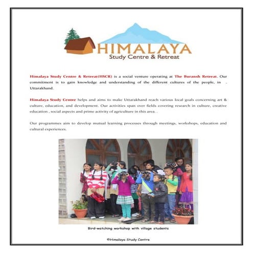 HIMALAYA STUDY CENTRE | PDF