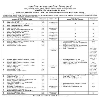 Hsc routine -2018 | PDF | Secondary Education | Education