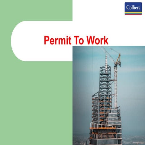 Permit To Work Training HSE Presentation.ppt