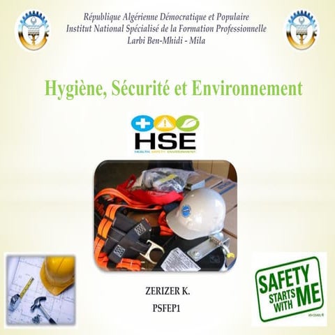 Induction HSE - Bureau d'études HSE | PPT