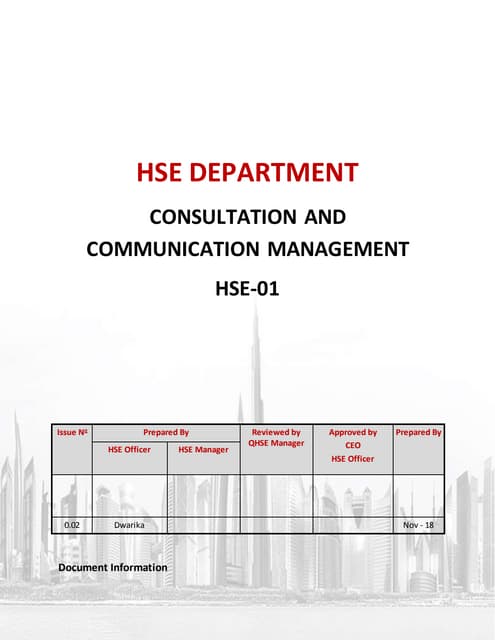 Hse Monitoring Schedule Plan Pdf