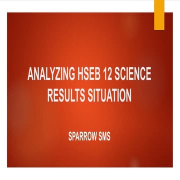 Analyzing HSEB 12 Science Results Situation | PDF