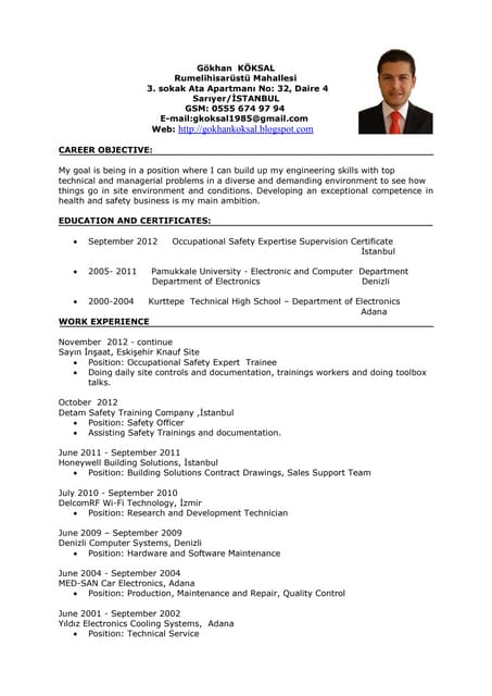HSE Manager CV | PDF