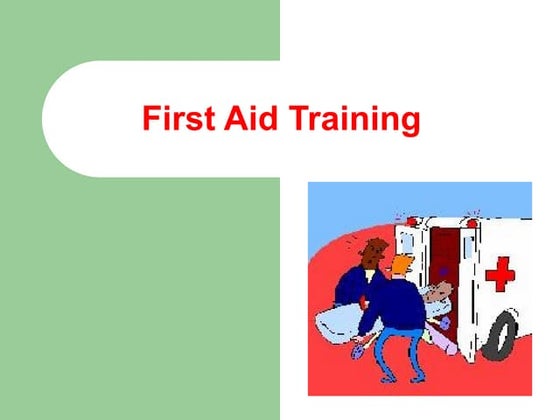 Basic First Aid for Injuries and emergency | PPT