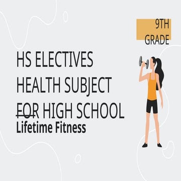 HS Electives Health Subject for High School - 9th Grade_ Lifetime ...